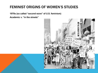 Feminism & women’s studies | PPTX