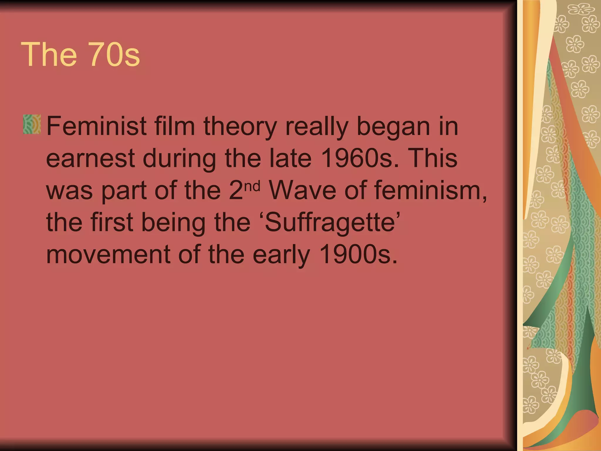 Feminist Film Theory | PPT