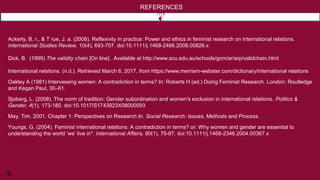 Feminist informed research ethics methodology in international ...