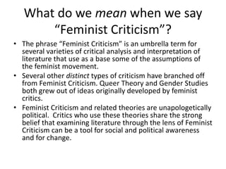 Feminist and Gender Criticism SoaH English Canon.ppt