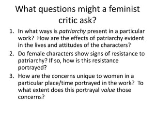 Feminist and Gender Criticism SoaH English Canon.ppt
