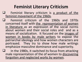 Feminist criticism | PPT