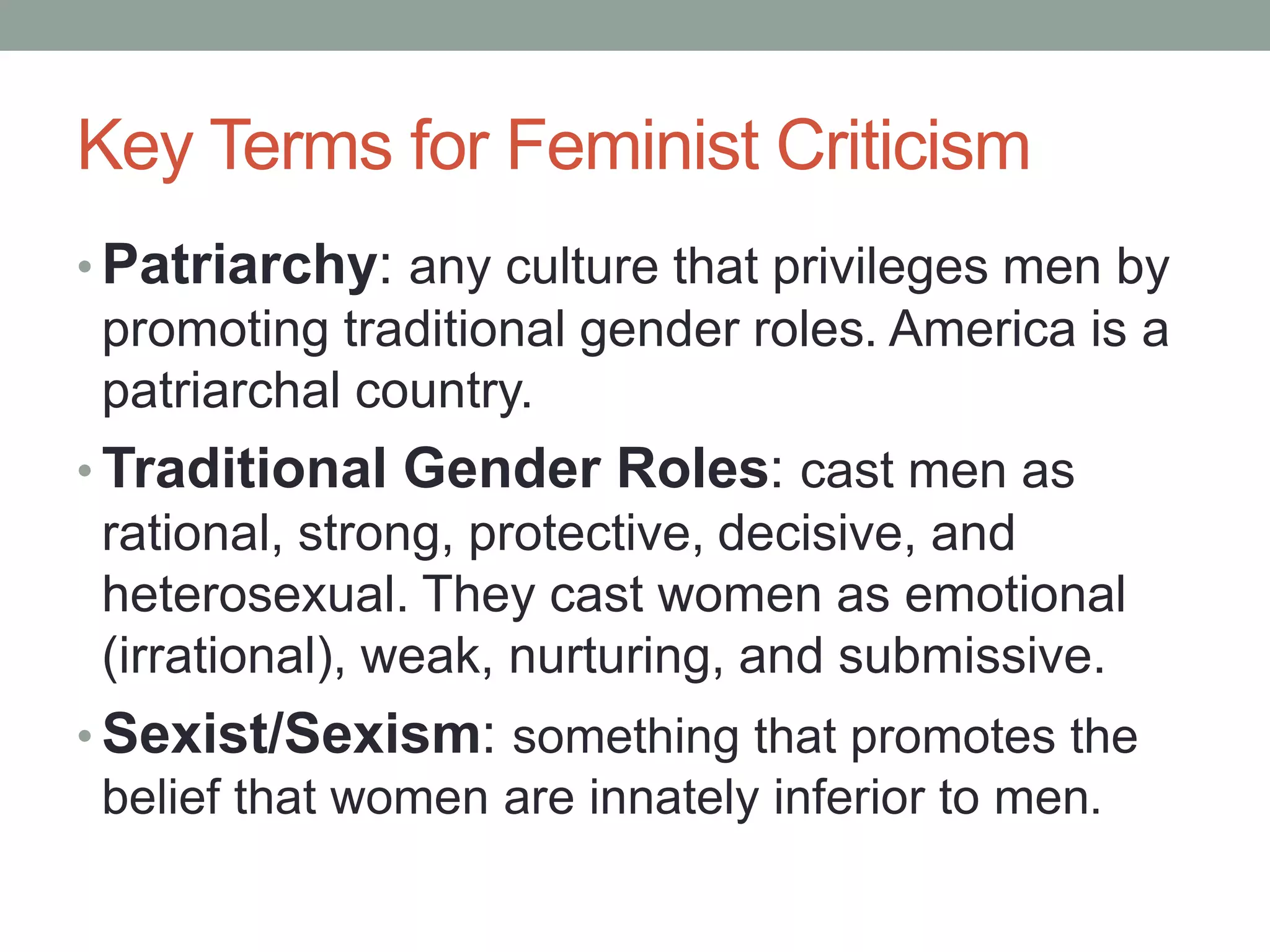 Brief Introduction to Feminism | PPTX | Debated Sensitive Social Issues ...