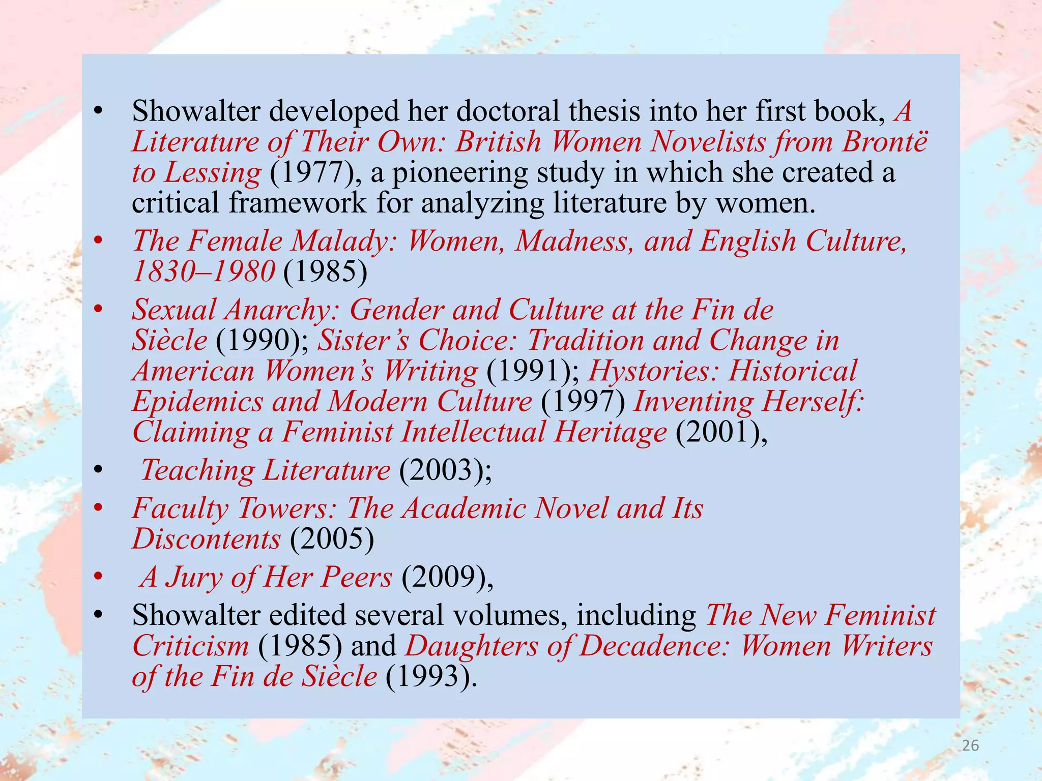 Feminist criticism | PPTX