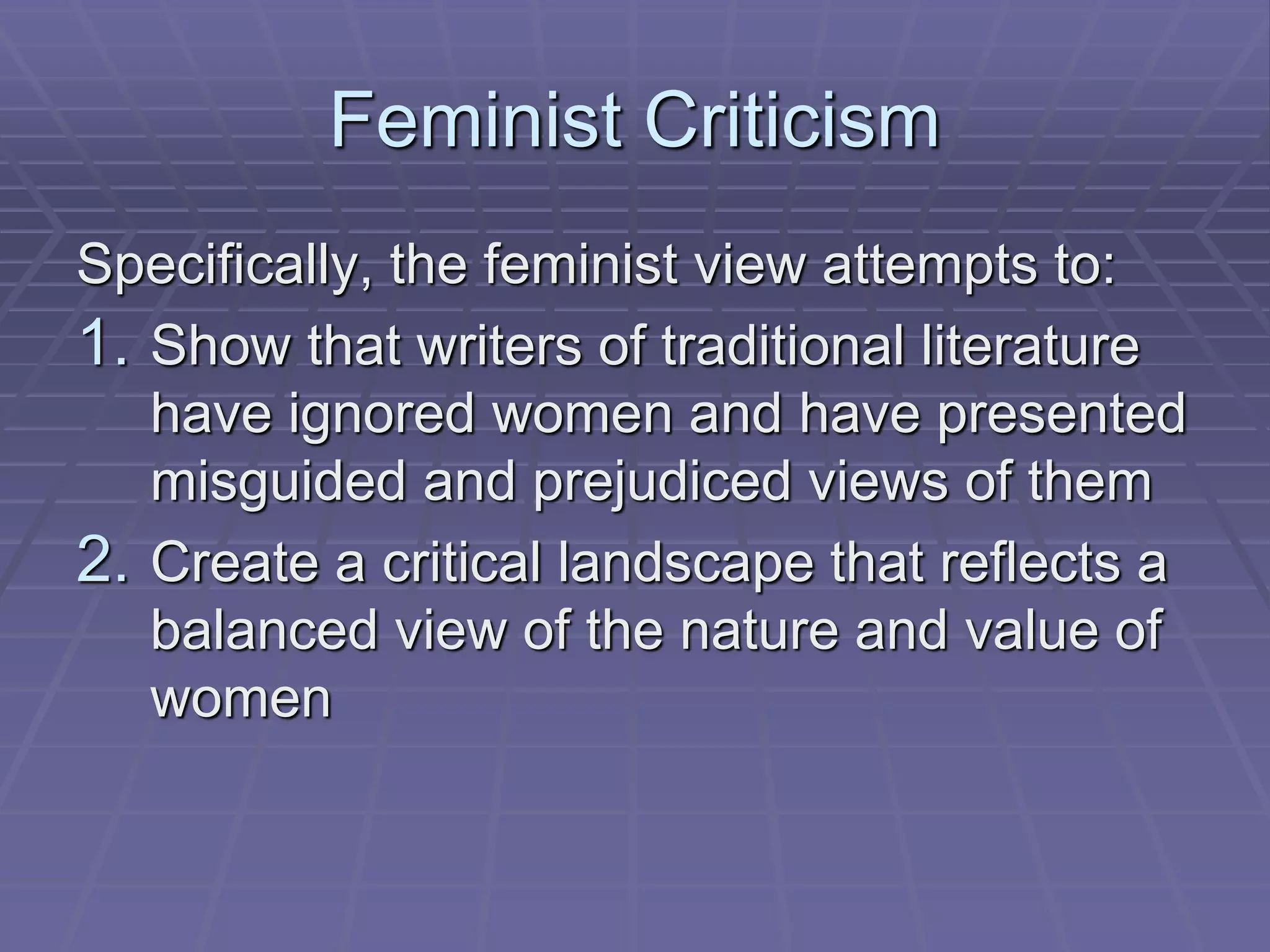 Feminist_Criticism.ppt | Books and Literature