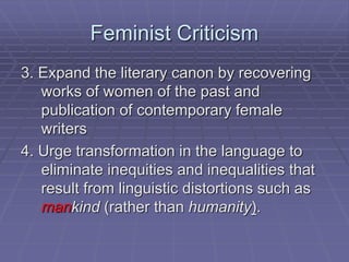 Feminist_Criticism.ppt | Books and Literature