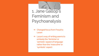 Feminist criticism and psychoanalysis | PPTX