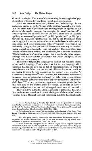 Feminist Criticism Mother Tongue | PDF