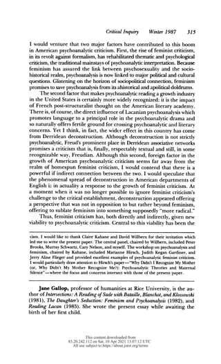 Feminist Criticism Mother Tongue | PDF