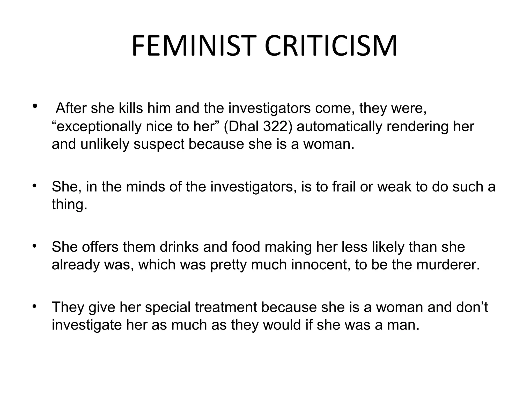 Feminist criticism ppt | PPT