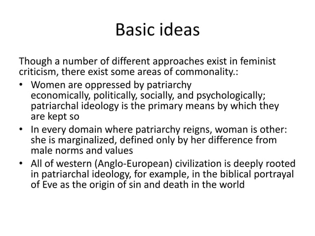 Feminist Literary Criticism feminist-literary-criticism