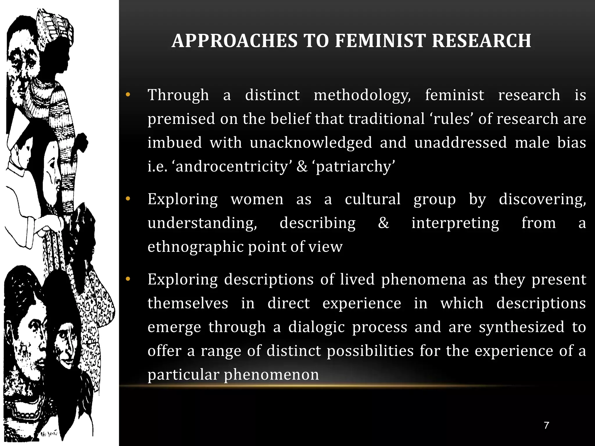 Feminist Methodology & Contemporary Feminist Research in India | PPT