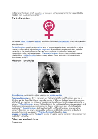 Feminist movement in the world | DOCX