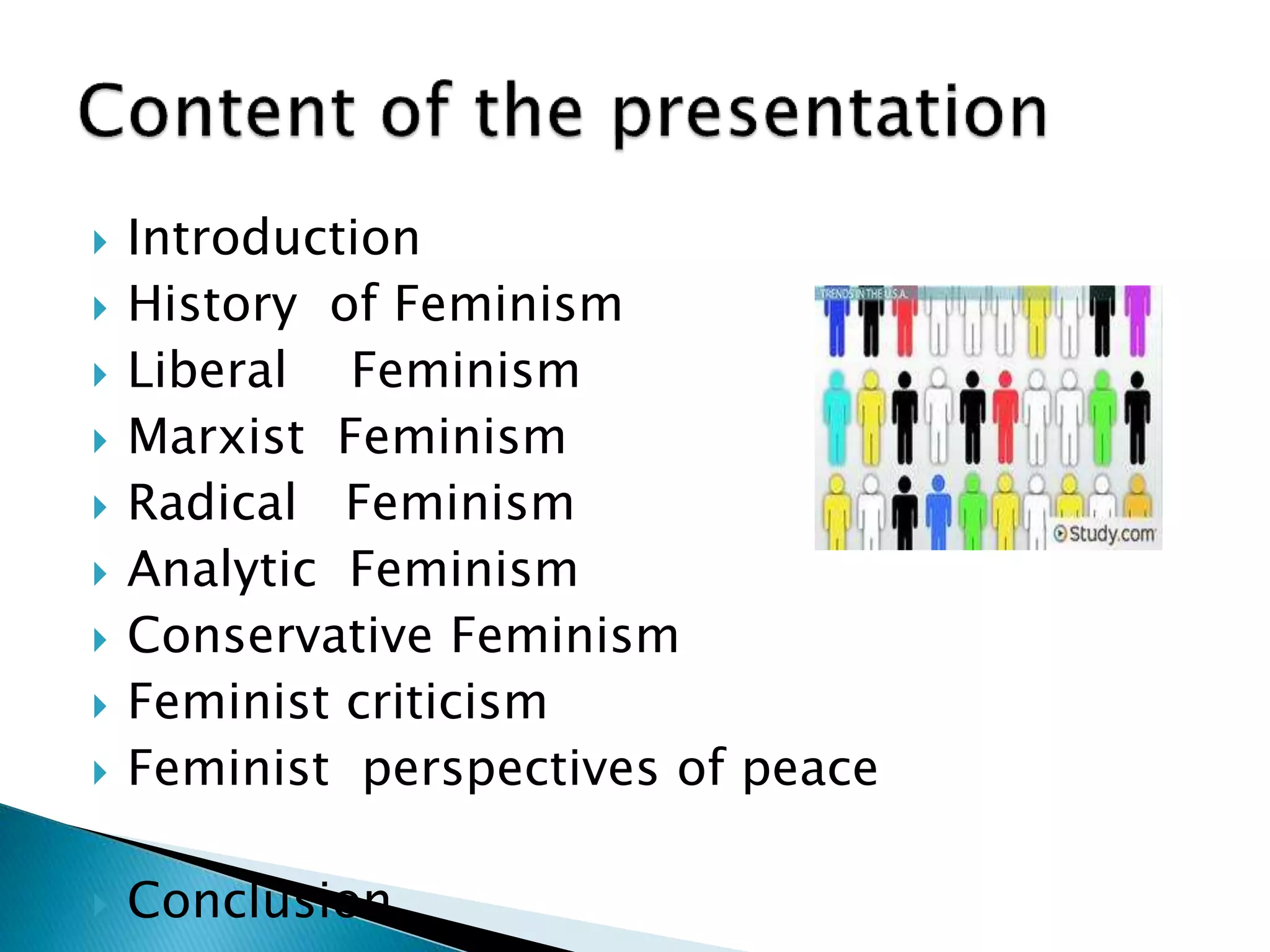 Feminist perspective of peace | PPTX
