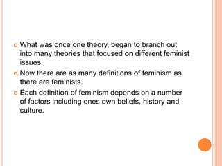 feminist theories lecture.ppt