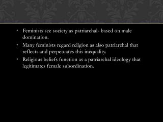 Feminist theories of religion | PPTX