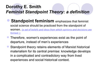 Standpoint Theory