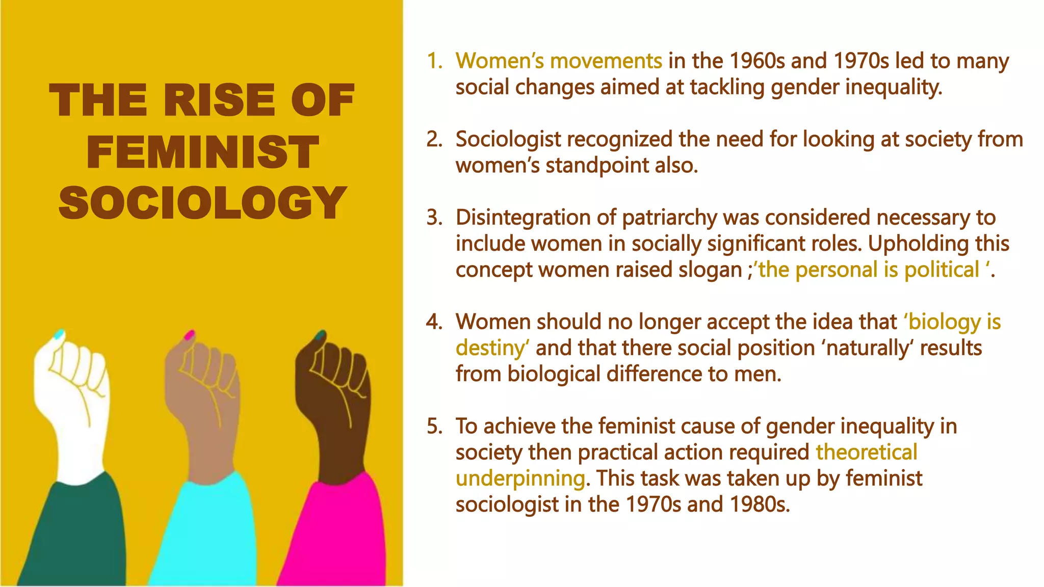 Feminist theory | PPTX