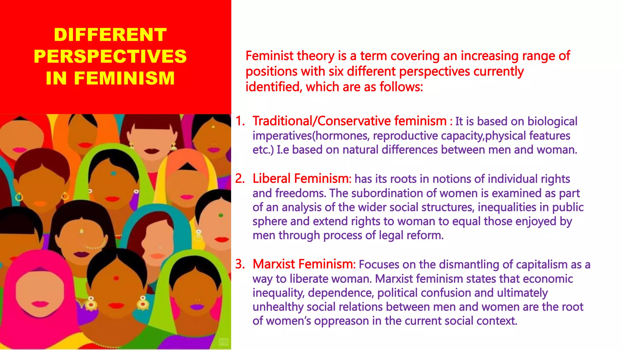 Feminist theory | PPTX