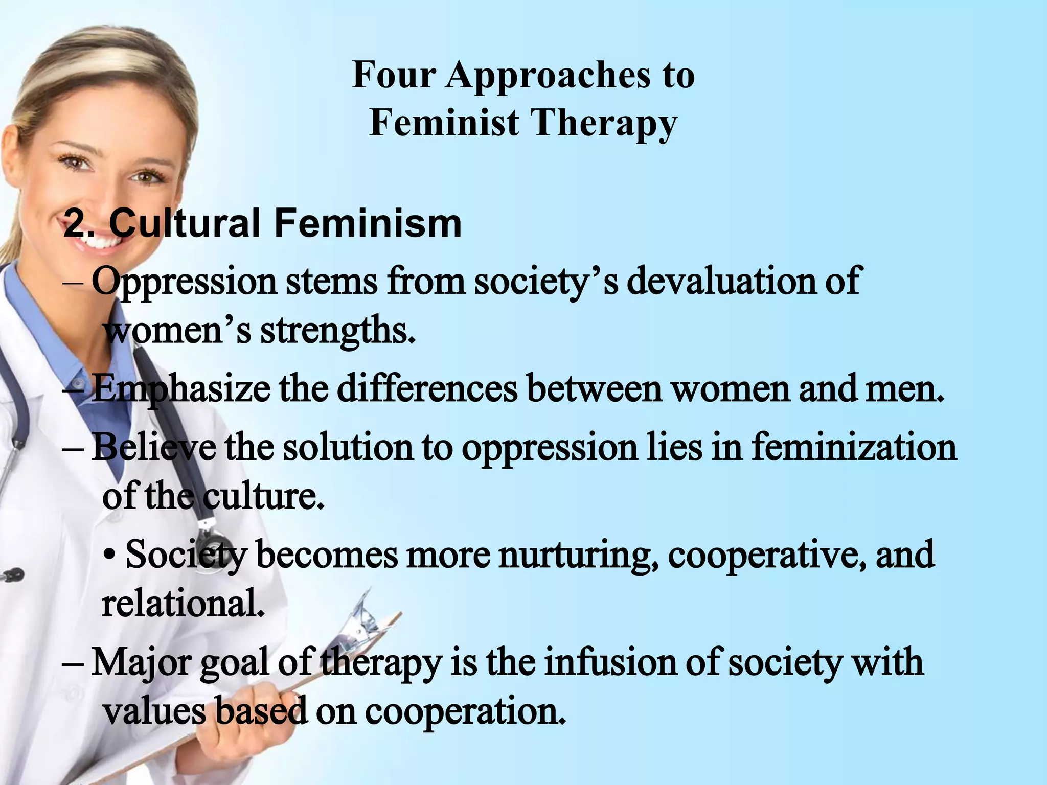 Feminist therapy | PPTX