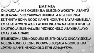 IsiZulu | PDF
