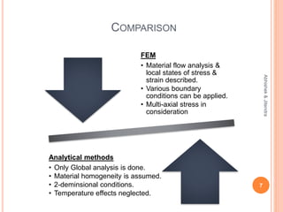 Finite Element Analysis in Metal Forming processes | PPTX