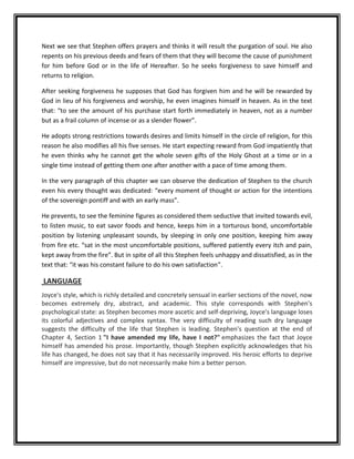 FEMINISM "ON PORTRAIT OF ARTIST AS A YOUNG MAN CHAPTER:4" | PDF