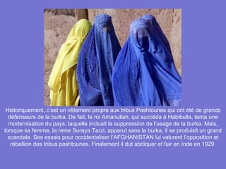 La Burka, symbole de la dépossession | PPS