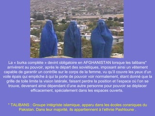 La Burka, symbole de la dépossession | PPS