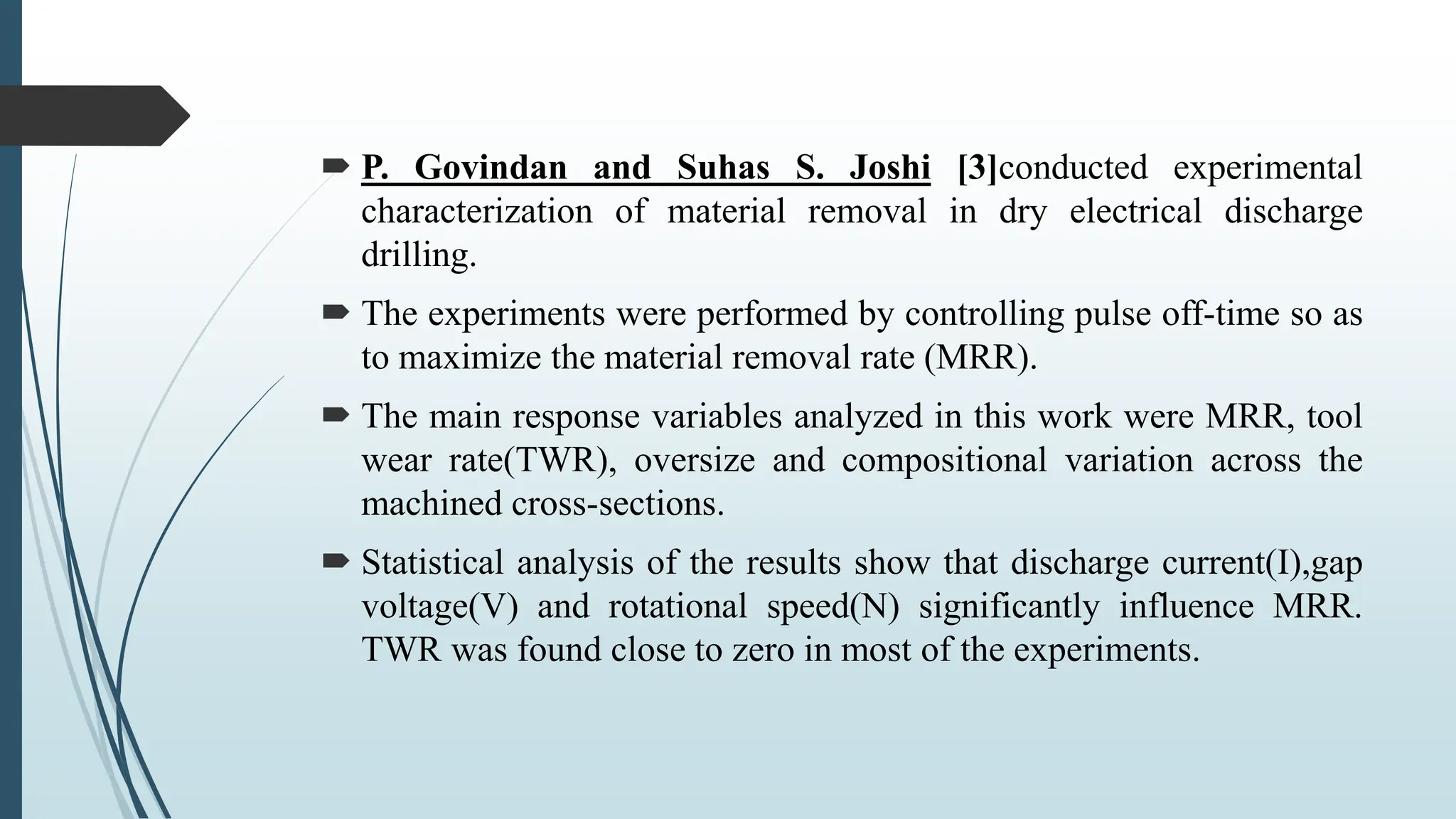 FEM MODELING OF ELETRICAL DISCHARGE MEACHINING OF SS304-CU IN GAS.pptx