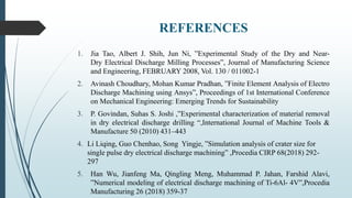FEM MODELING OF ELETRICAL DISCHARGE MEACHINING OF SS304-CU IN GAS.pptx