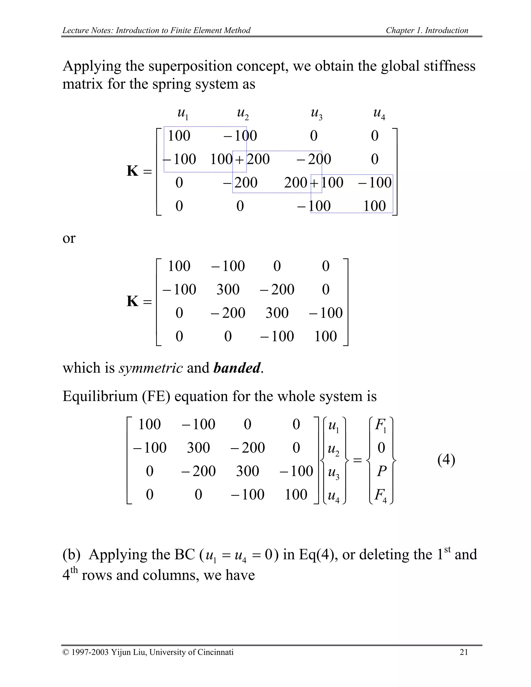 Finite Element Methode (FEM) Notes | PDF