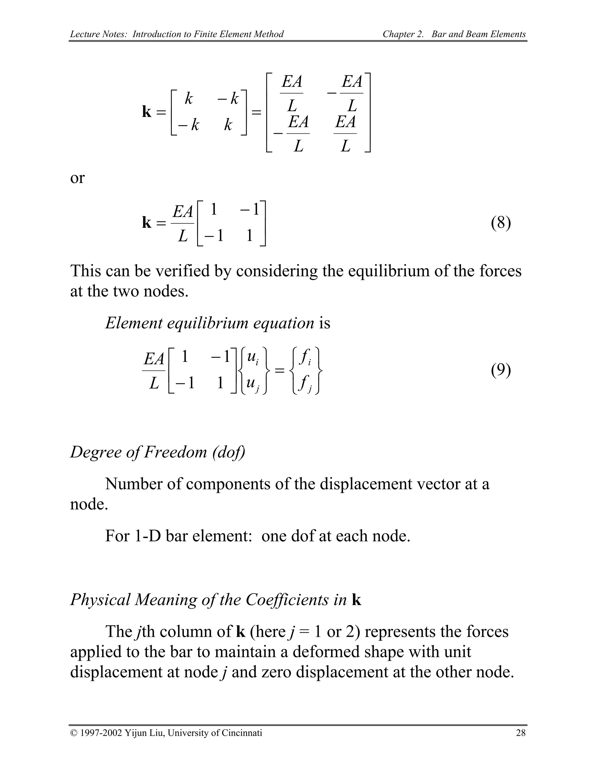 Finite Element Methode (FEM) Notes | PDF