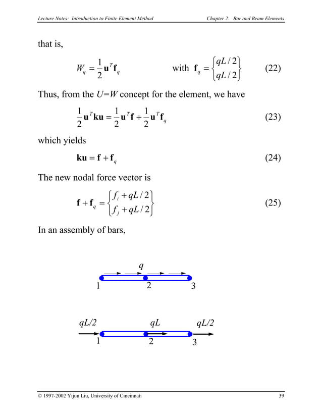 Finite Element Methode (FEM) Notes | PDF