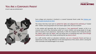 Corporate Parenting Draft Module | PPTX