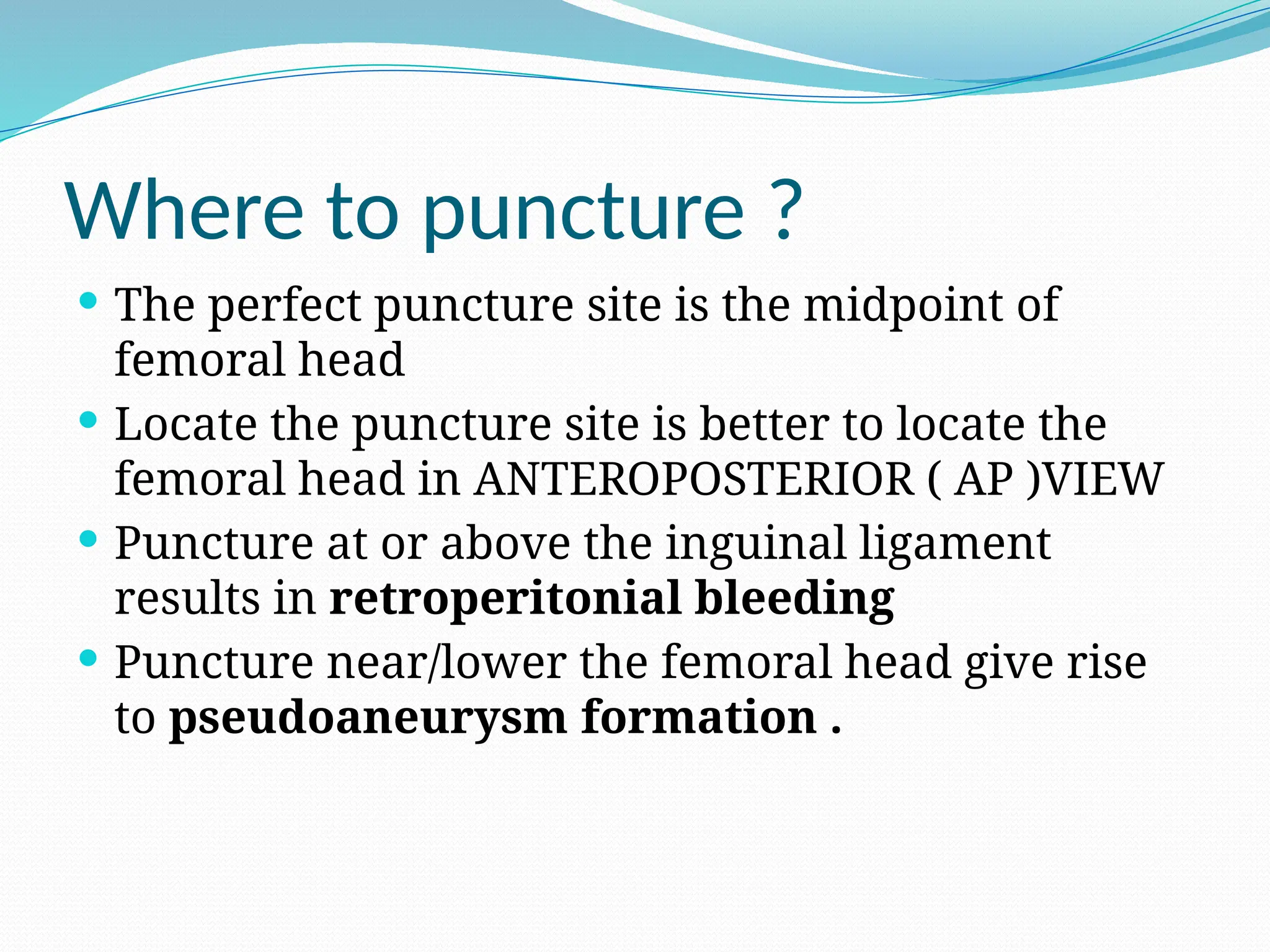 Femoral Artery Access for catheterization procedureure.pptx