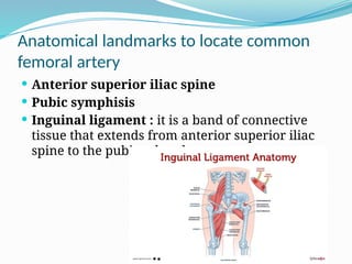 Femoral Artery Access for catheterization procedureure.pptx