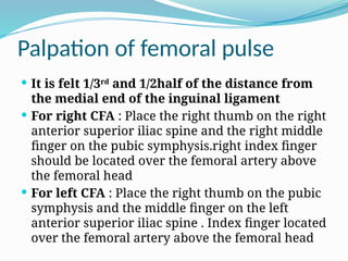 Femoral Artery Access for catheterization procedureure.pptx