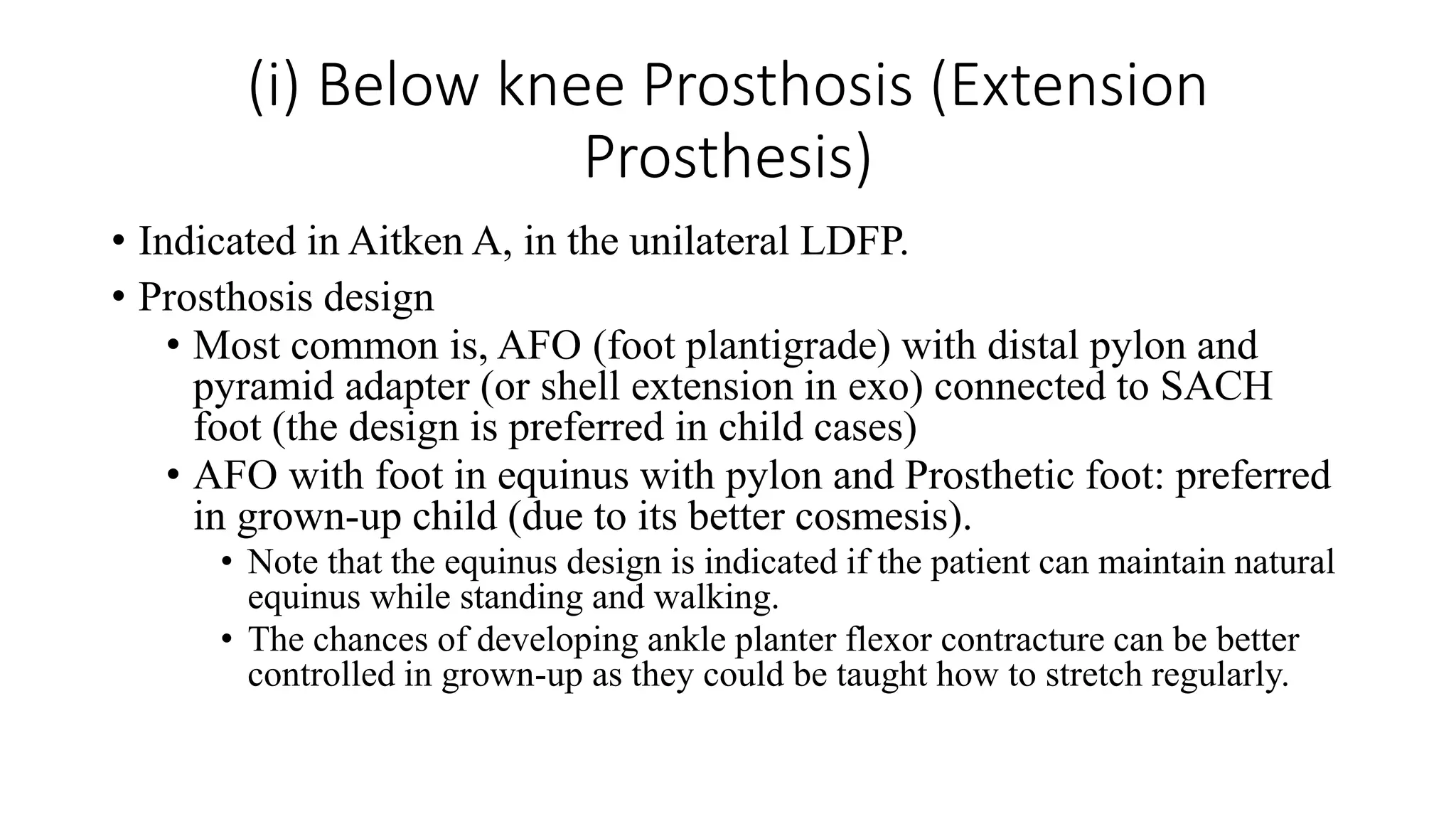 Femoral deficiency and Prosthetic management (part 2.pptx