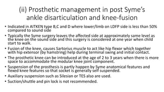 Femoral deficiency and Prosthetic management (part 2.pptx | Death ...