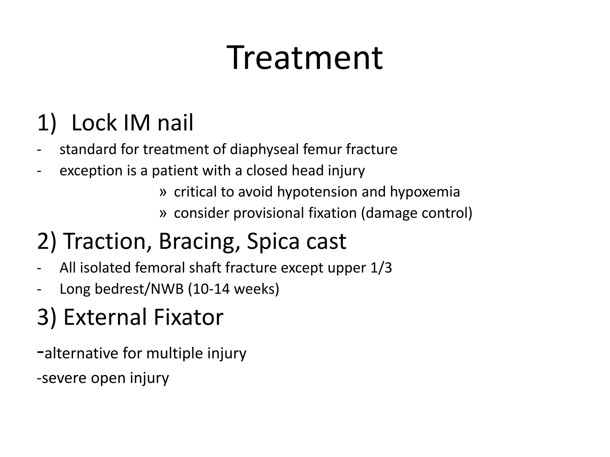 Femoral fracture | PPTX