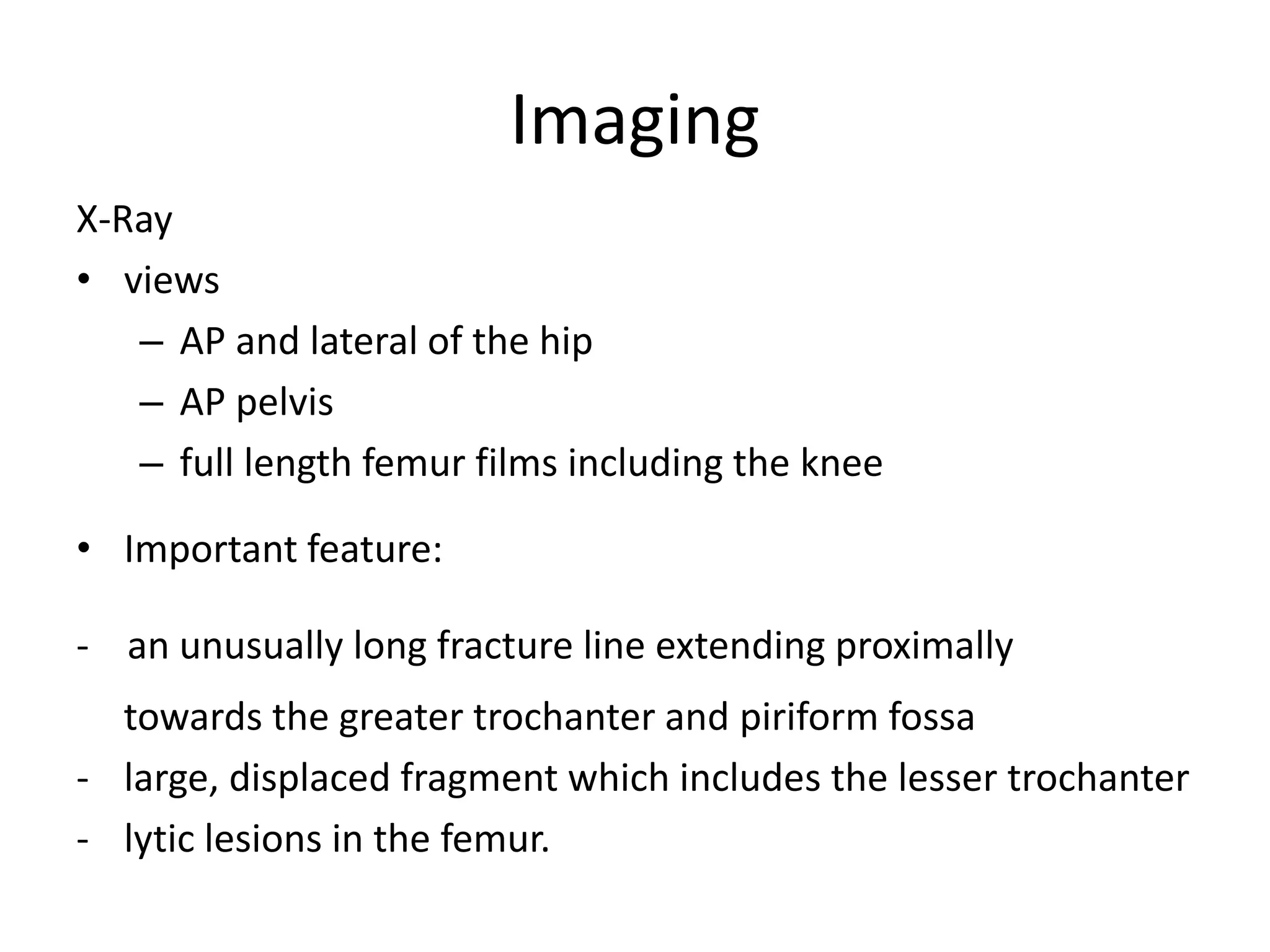 Femoral fracture | PPTX