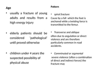 Femoral fracture (Anees).pptx traumatology | PPTX