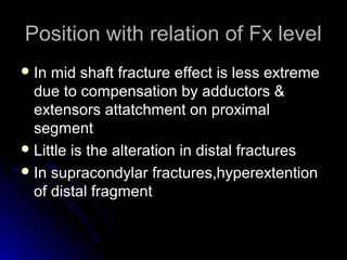Femoral fractures in children | PPT
