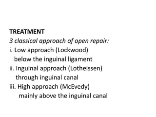 Femoral hernia lec to 1st year | PPT