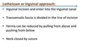 Femoral hernia with umbilical hernia | PPTX
