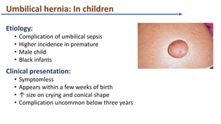 Femoral hernia with umbilical hernia | PPTX