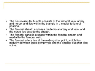 Femoral line | PPT