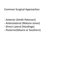 Femoral neck fracture | PPTX