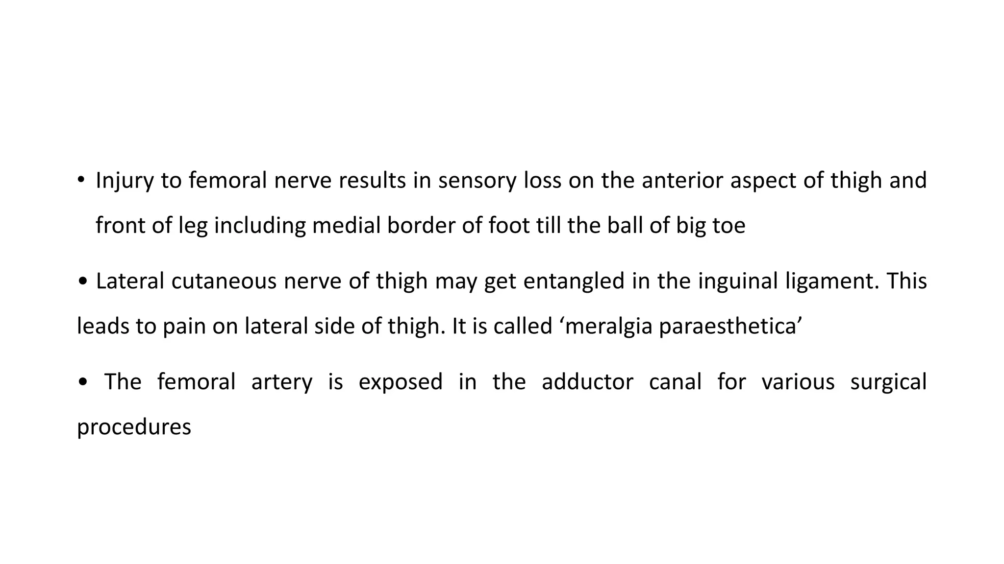 Femoral triangle. | PPTX